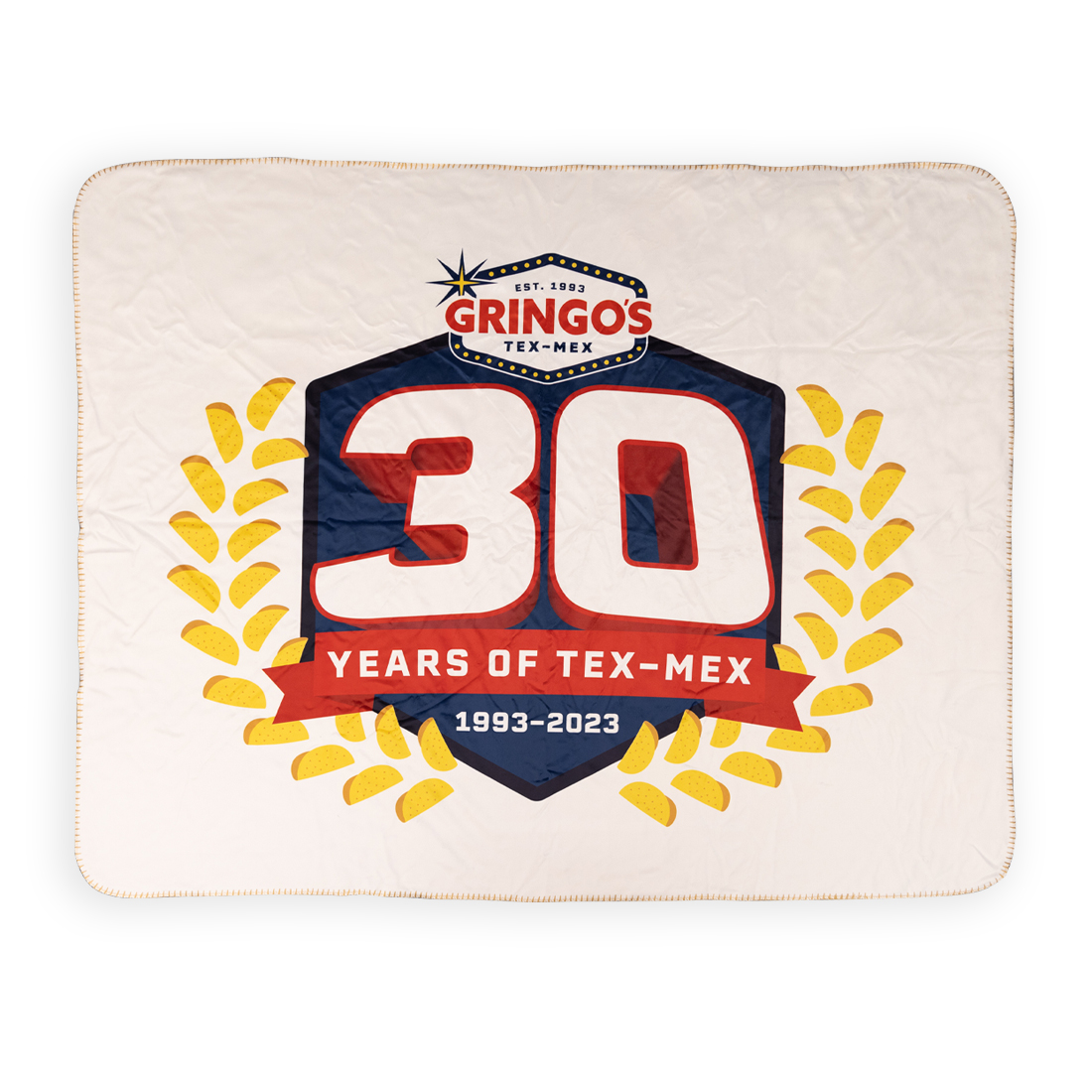 30 Year Throw Blanket - Gringos Tex-Mex